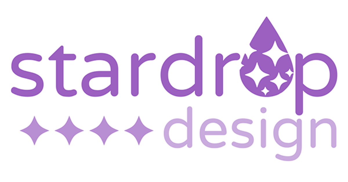Stickers – stardrop design